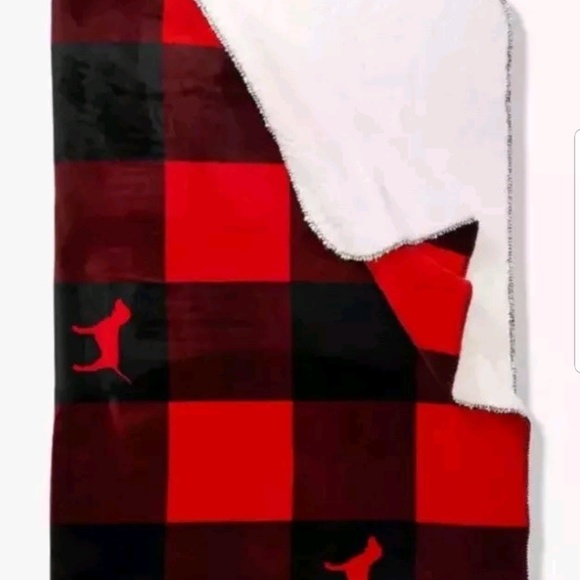 PINK Victoria's Secret | Accessories | Victorias Secret Pink Red Plaid ...